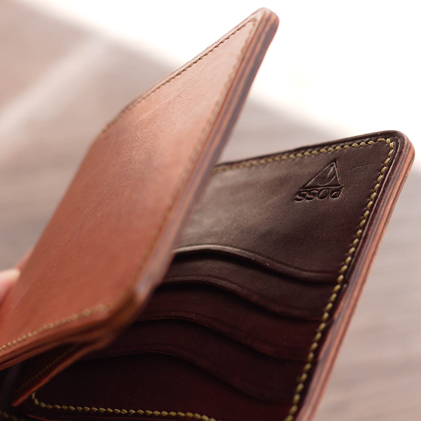 Brown Bifold Wallet 8 Card - Possala Designs